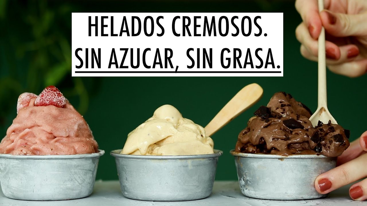 Helados sin azúcar: 7 deliciosas recetas que amarás