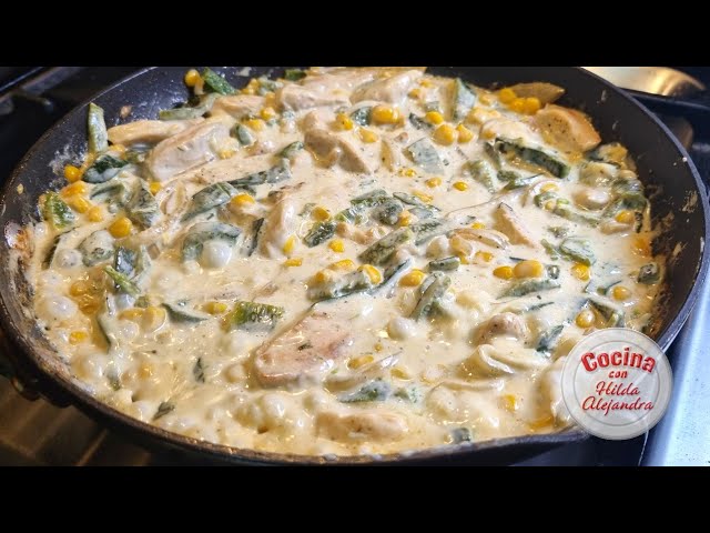Rajas con crema y pollo ingredientes: 7 pasos deliciosos para disfrutar