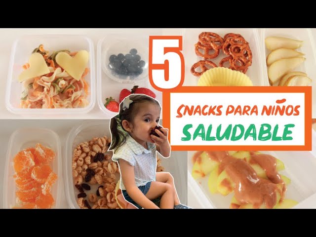 Snacks saludables para niños: 7 ideas deliciosas en 2025